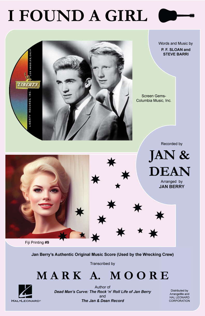 Jan Berry’s Authentic Original Music Scores Published – JAN & DEAN ...
