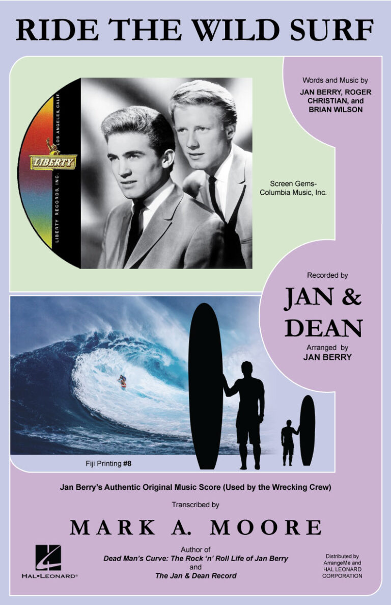 Jan Berry’s Authentic Original Music Scores Published – JAN & DEAN ...